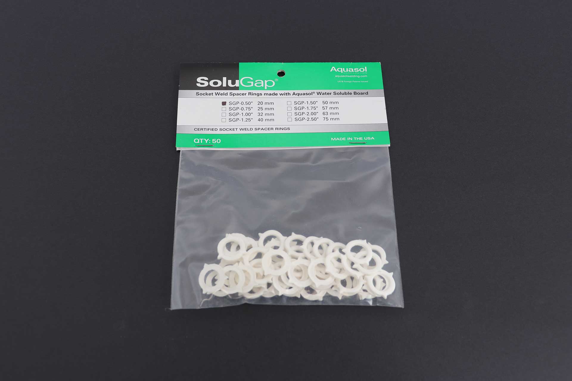 SGP-0.5-Spacer Socket Weld .5 PK 50 - Dynamic Industrial Solutions