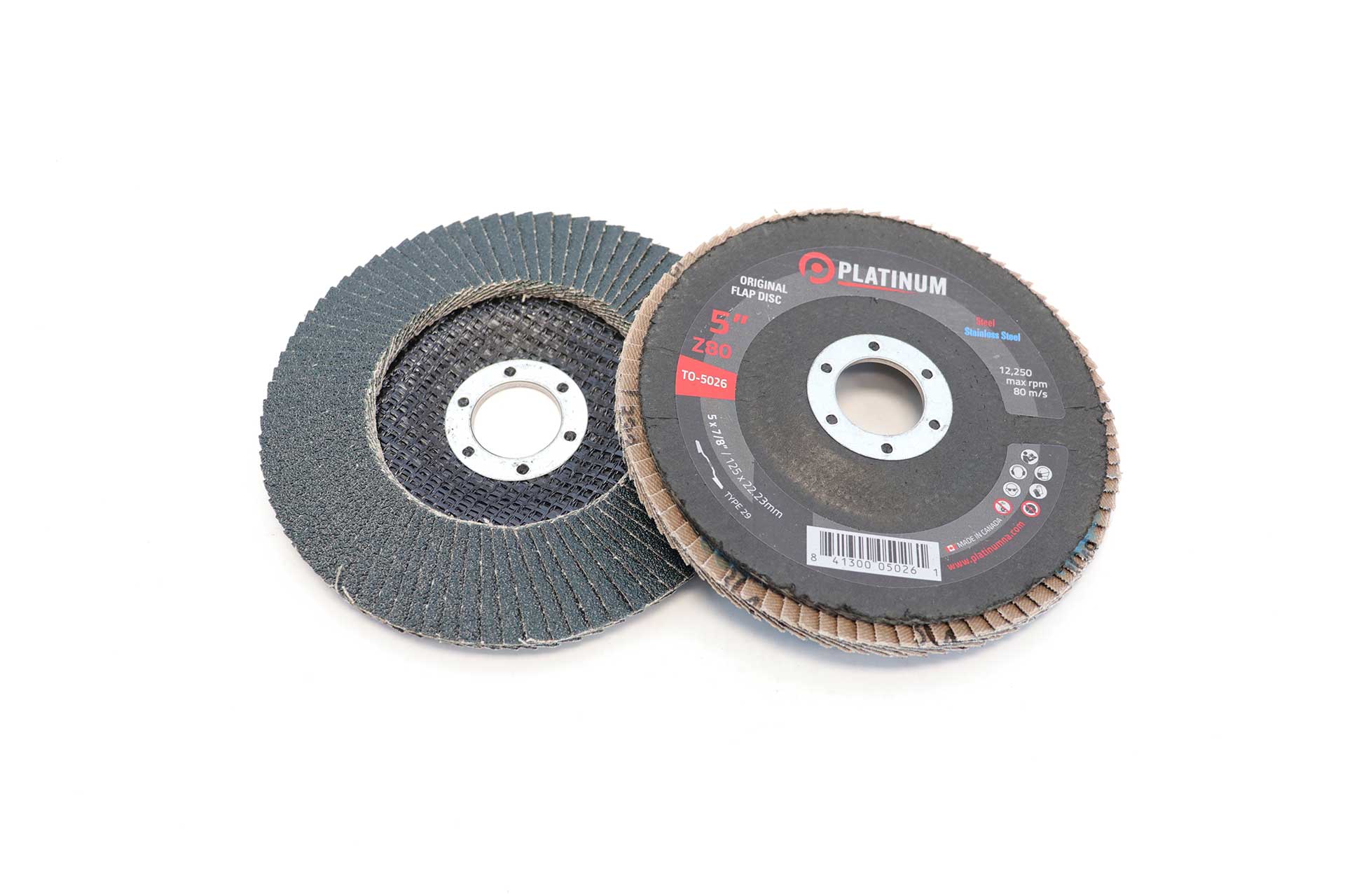 TO-5026-5inX7.8 80 Grit Flapper Disk - Dynamic Industrial Solutions